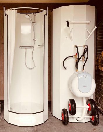 Werking nooddouche - Huurnooddouche.nl